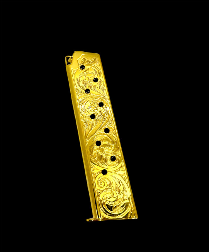 1911 45 ACP 10 Rd Magazine – Gold Guns
