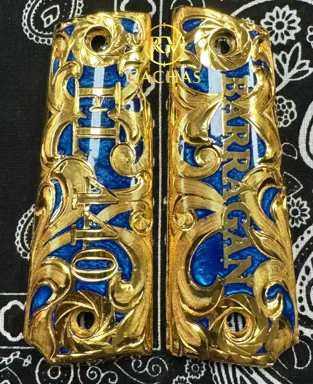 Custom Grips – Gold Guns