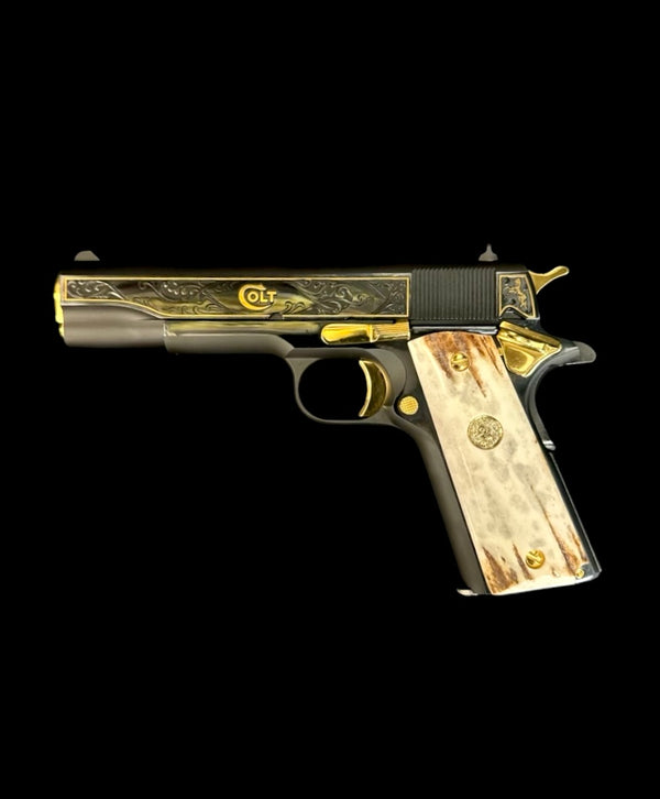 Colt 1911 Government 38 Super El Compadre – Gold Guns
