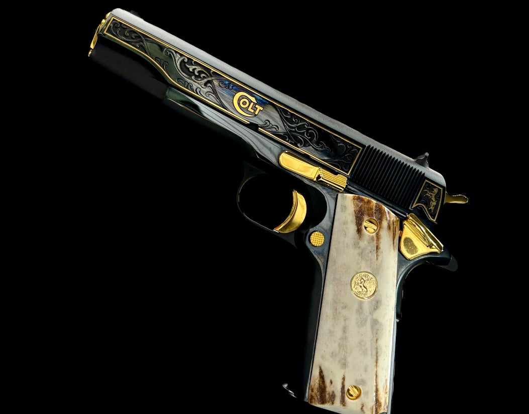 Colt 1911 Government 38 Super El Compadre – Gold Guns
