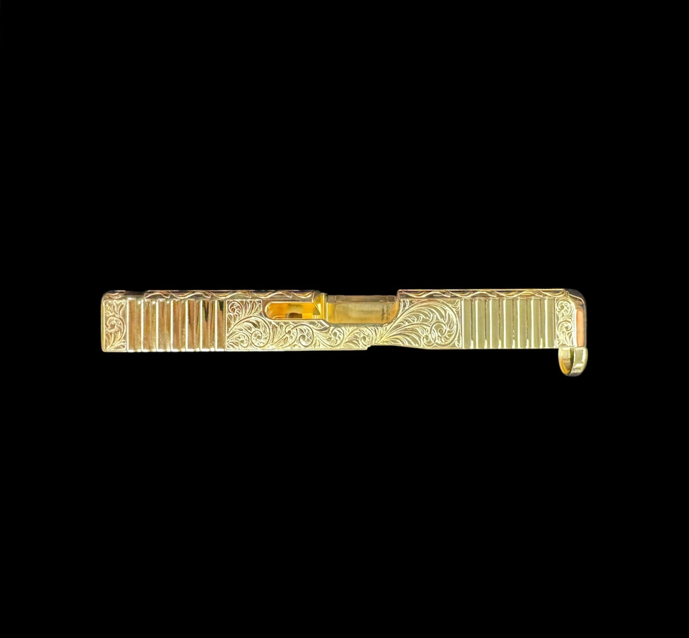 Custom Glock 19/45 Gen 5 Slide – Gold Guns