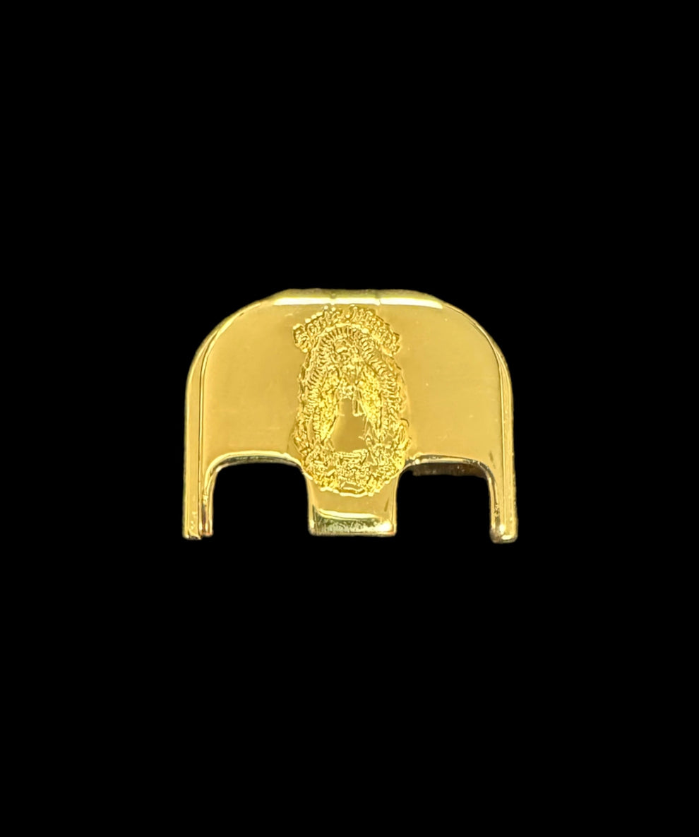Glock Double Stack Back Plate Santa Muerte – Gold Guns