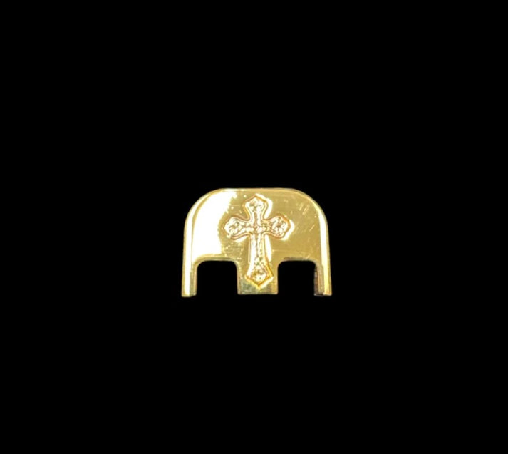 Glock Double Stack Back Plate Cross – Gold Guns