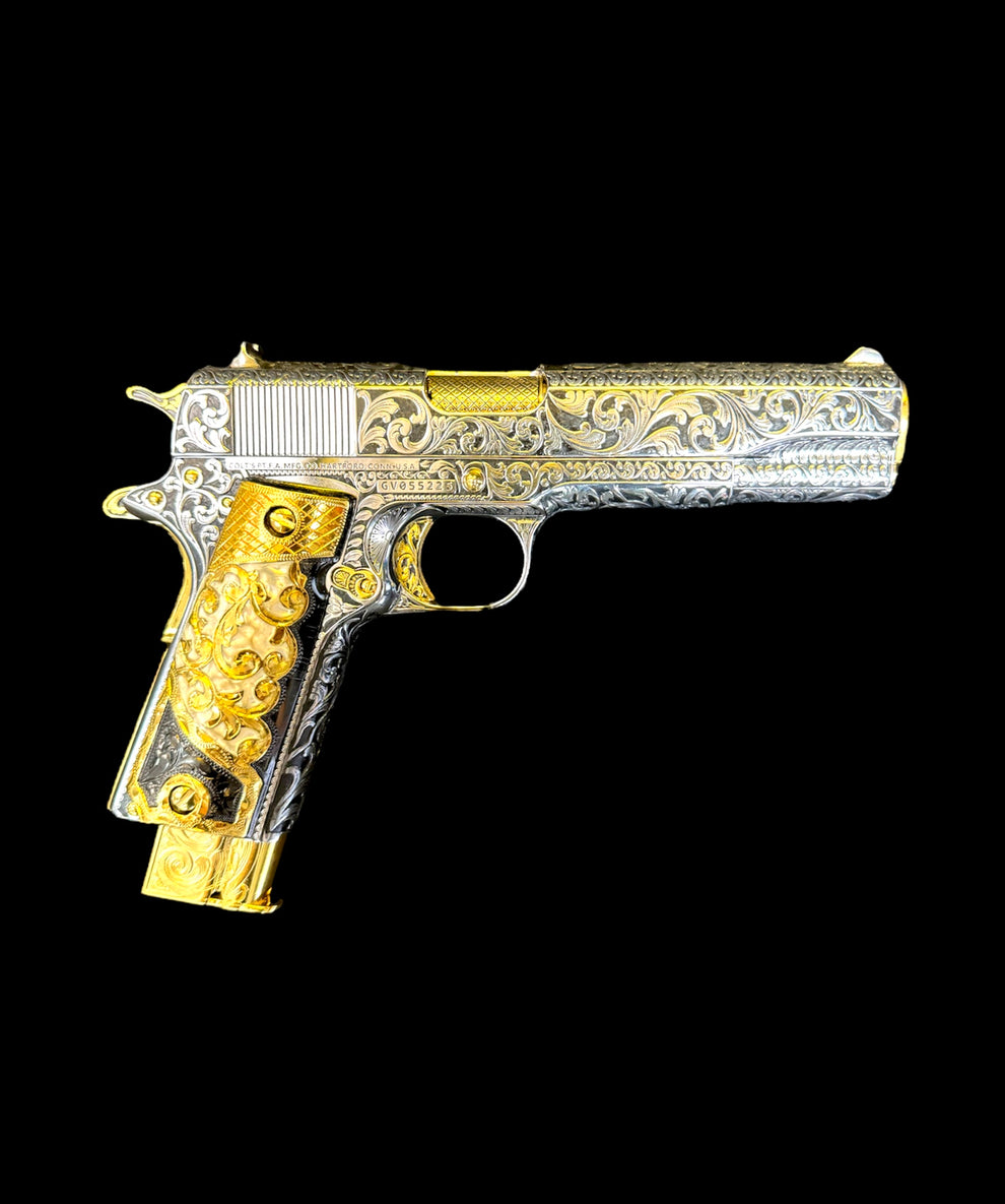 Custom Work Only 1911 – Gold Guns