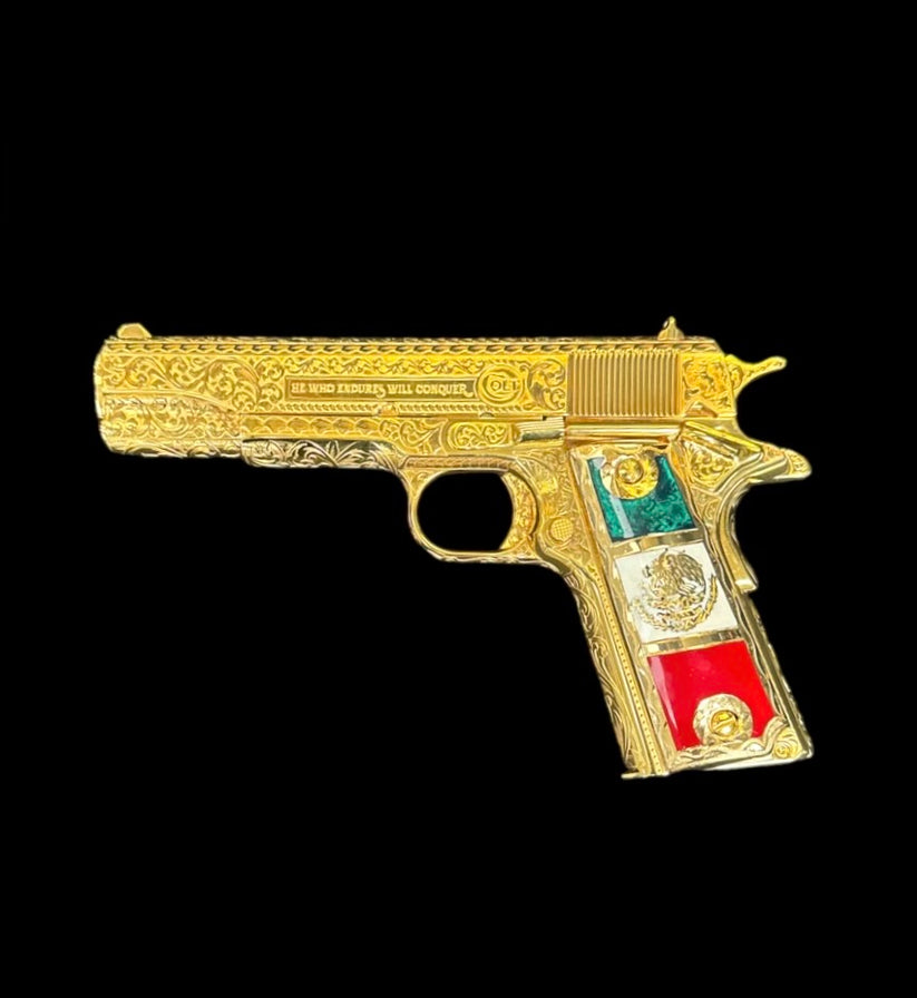 Colt 1911 Government 45 ACP Scrolls – Gold Guns